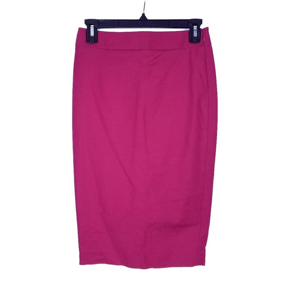 The Limited | Skirts | The Limited Raspberry Cotton Blend Stretch ...